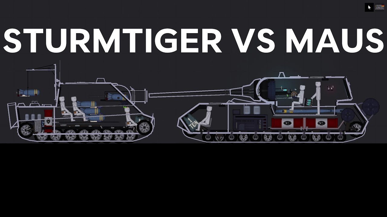 STURMTIGER VS MAUS | People Playground - YouTube