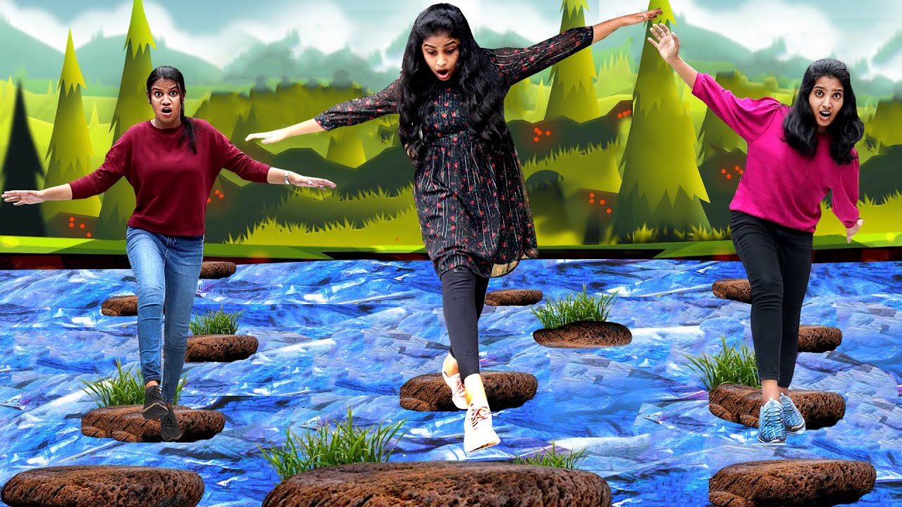 SURVIVE THE MYSTERY BRIDGE CHALLENGE | DONT WALK ON THE WRONG STEP 😱 ...