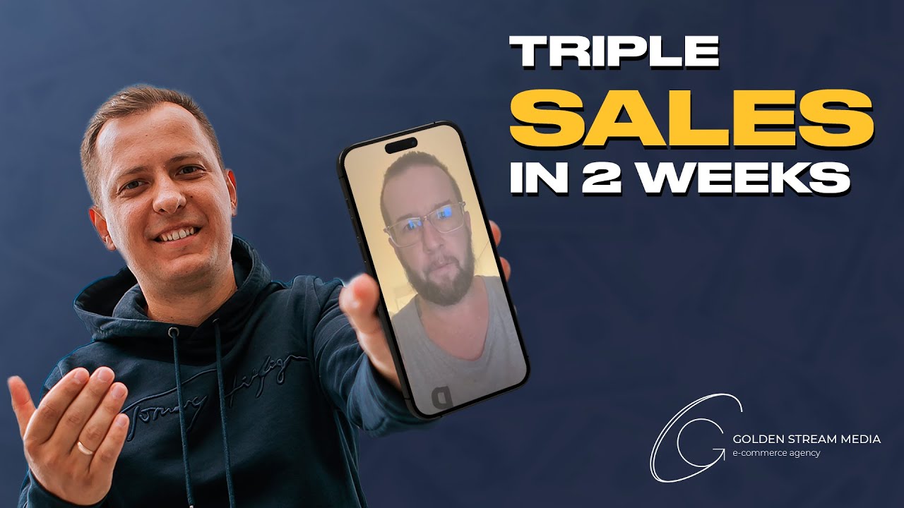 Triple sales in 2 weeks Ecommerce Case Study - YouTube