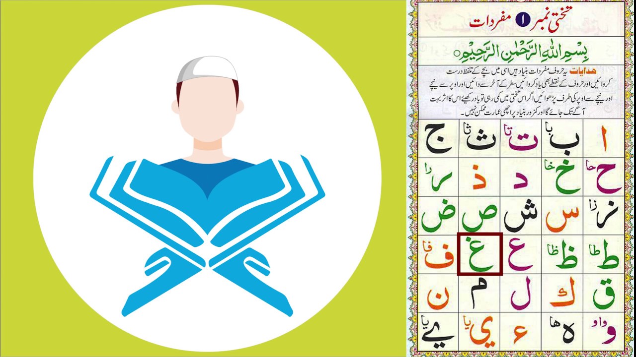 Quran: Qaidah Lesson 5 - YouTube