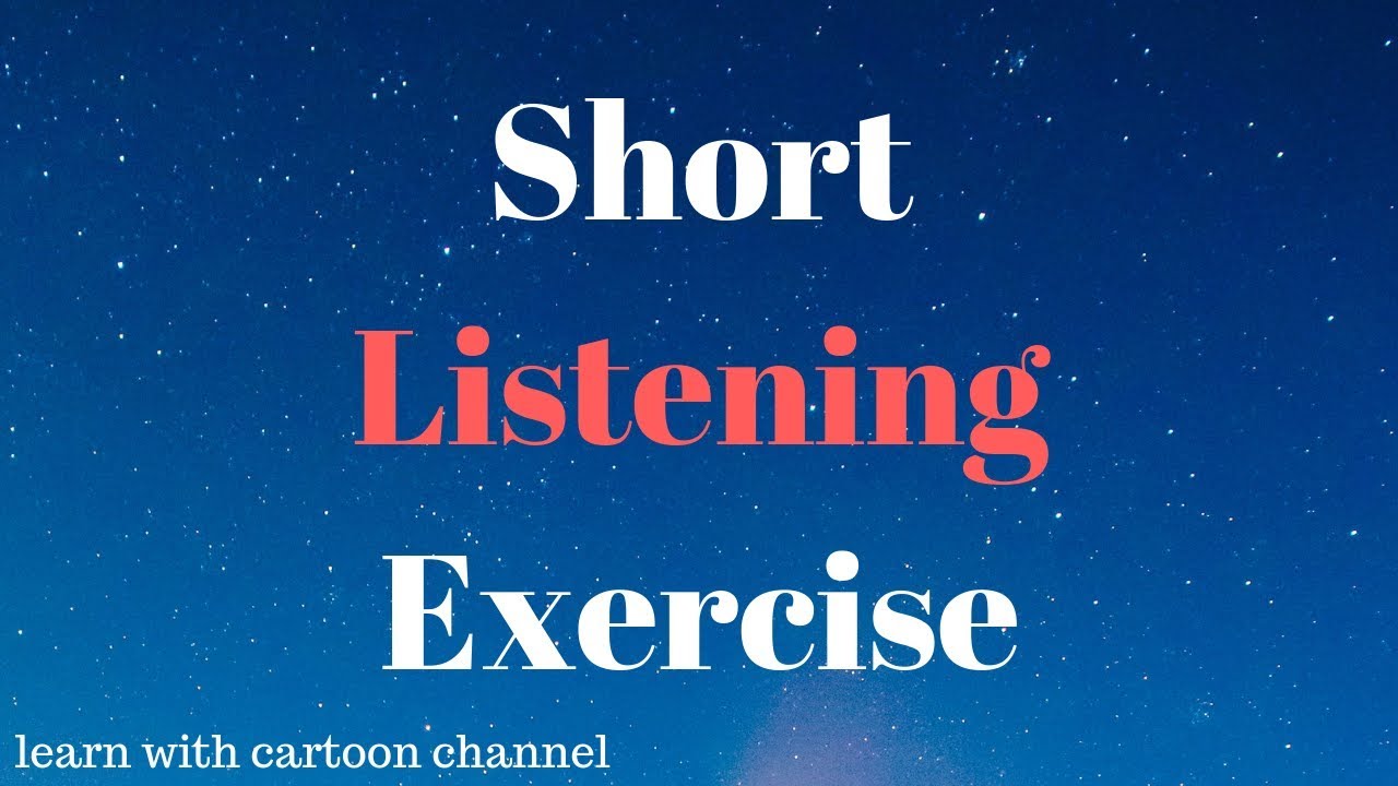 english listening practice lesson with subtitle - short listening ...