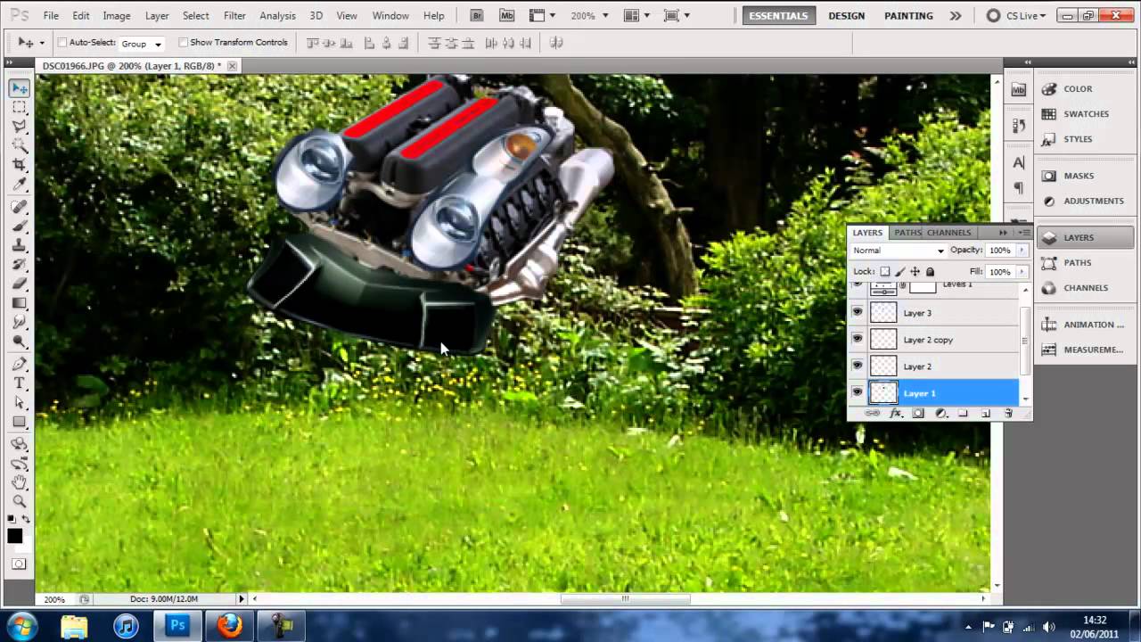 Transformer Photo Manipulation Photoshop - YouTube