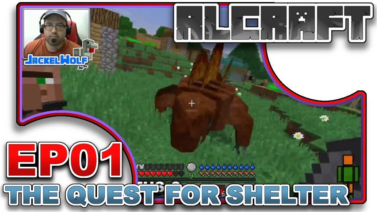 [RLCRAFT] - EP01 - THE QUEST FOR SHELTER - YouTube
