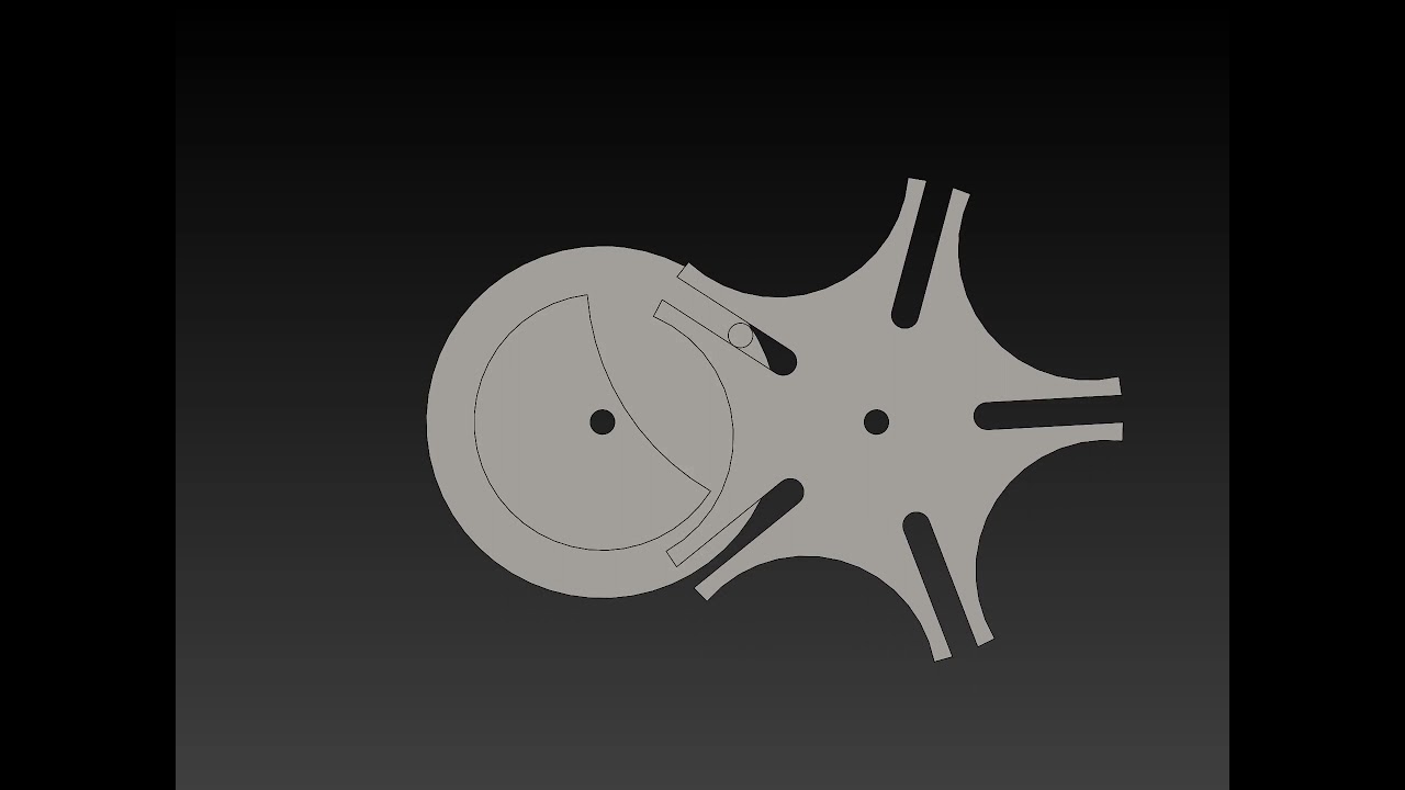 External Geneva Mechanism simulation using Solidworks - YouTube