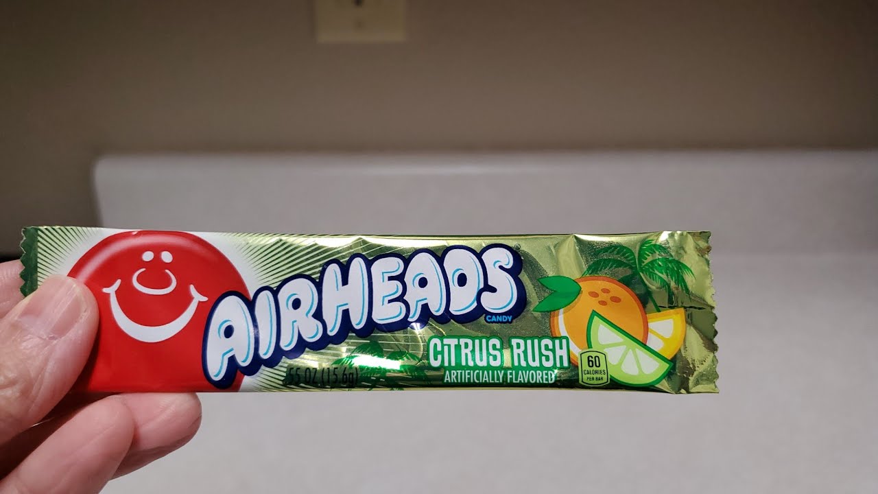 airheads citrus rush - YouTube