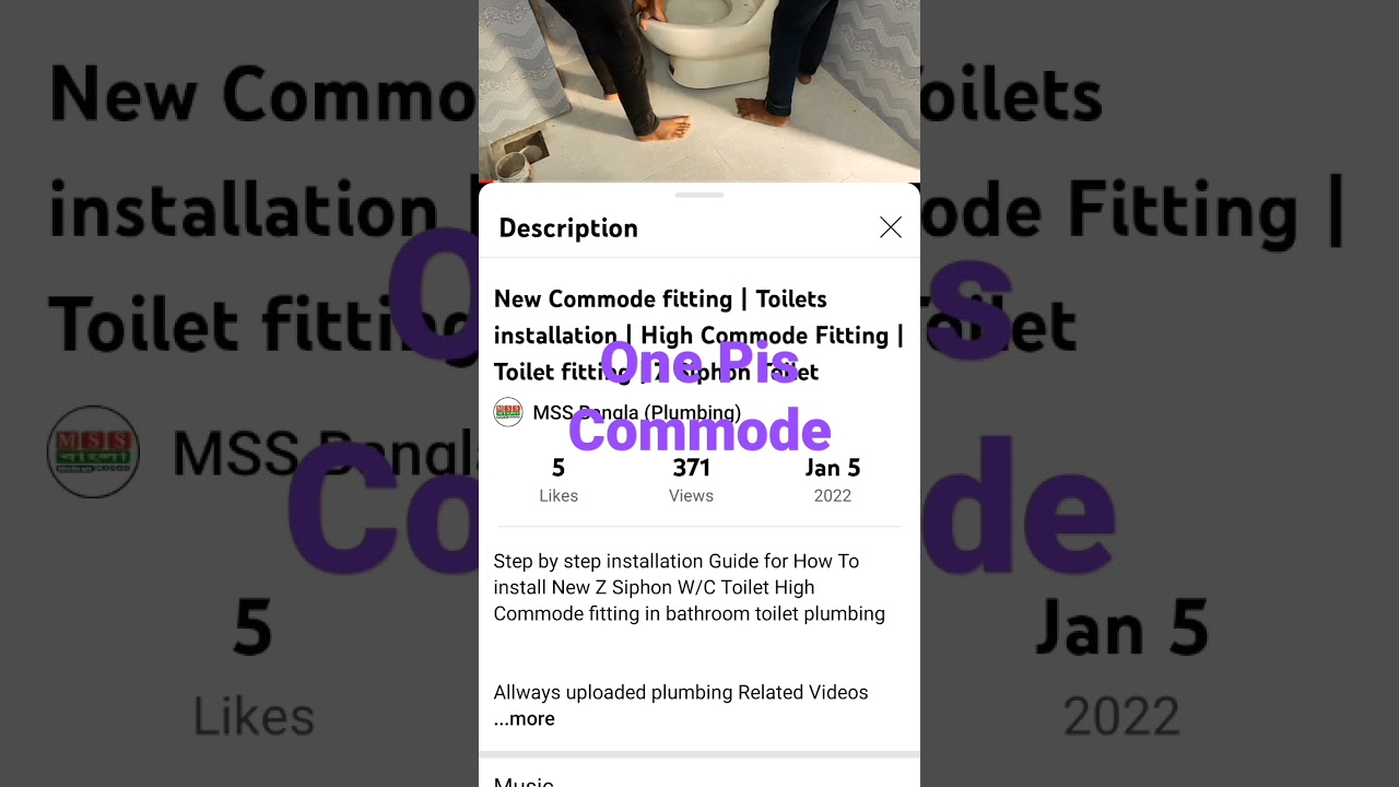 One Pcs Commode fitting And Use By Bangladesh Sanitary Plumber Limited ...