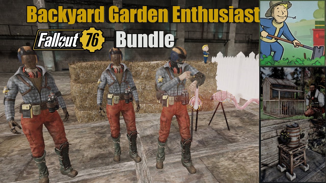 Backyard Garden Enthusiast Bundle - Fallout 76 Showcase - YouTube