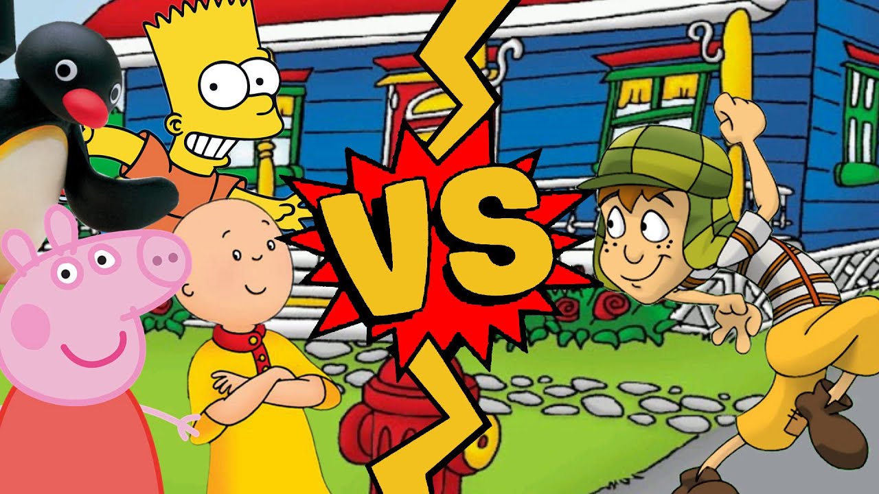 M.U.G.E.N. Battles | Bart Simpson/Peppa Pig/Caillou/Pingu vs El Chavo ...