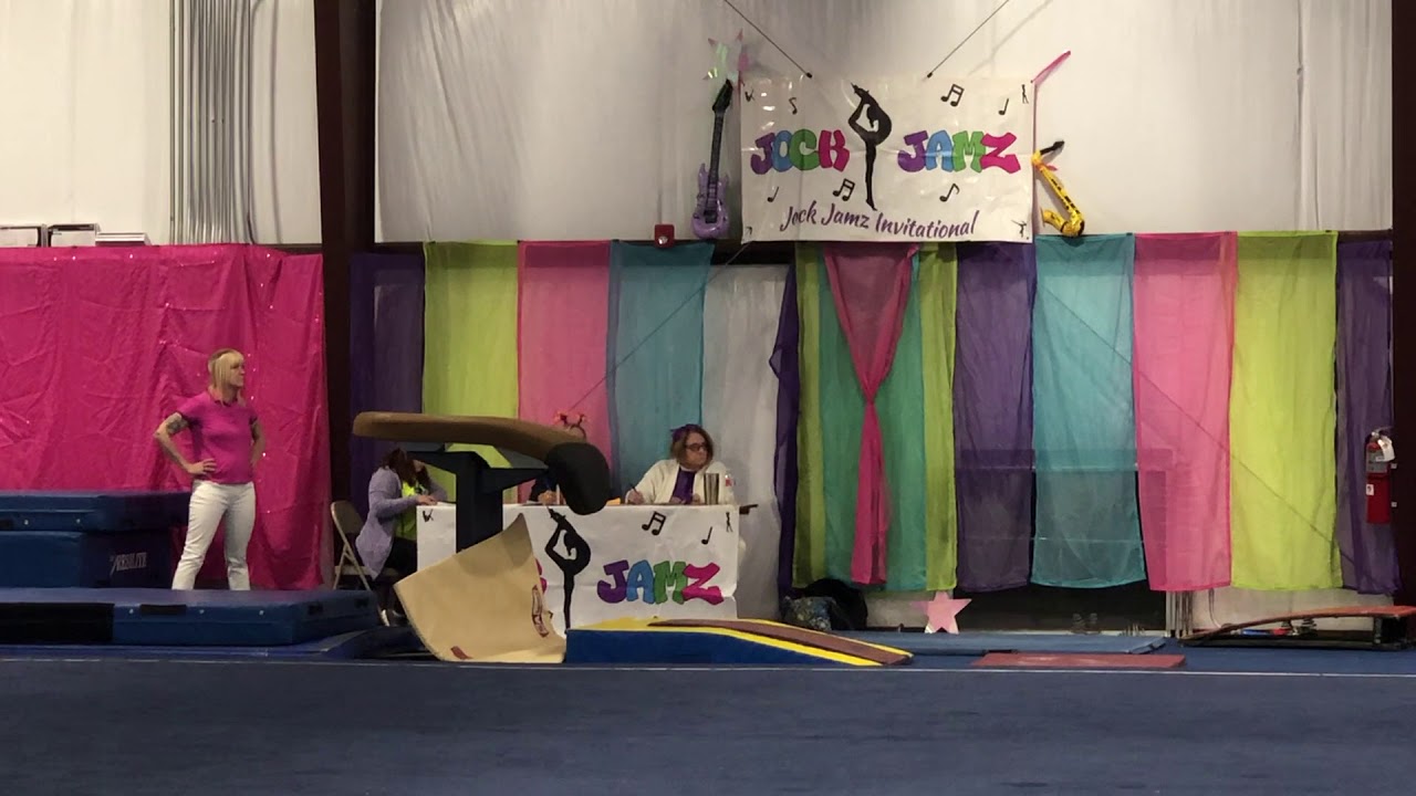 Alex Gillette,1st place Vault, Level 10 Jock Jamz Invitational 2020 ...
