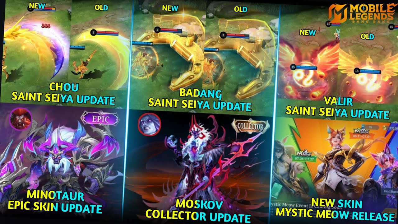 OPTIMIZED ALL SAINT SEIYA SKINS | MOSKOV COLLECTOR | MINOTAUR EPIC ...