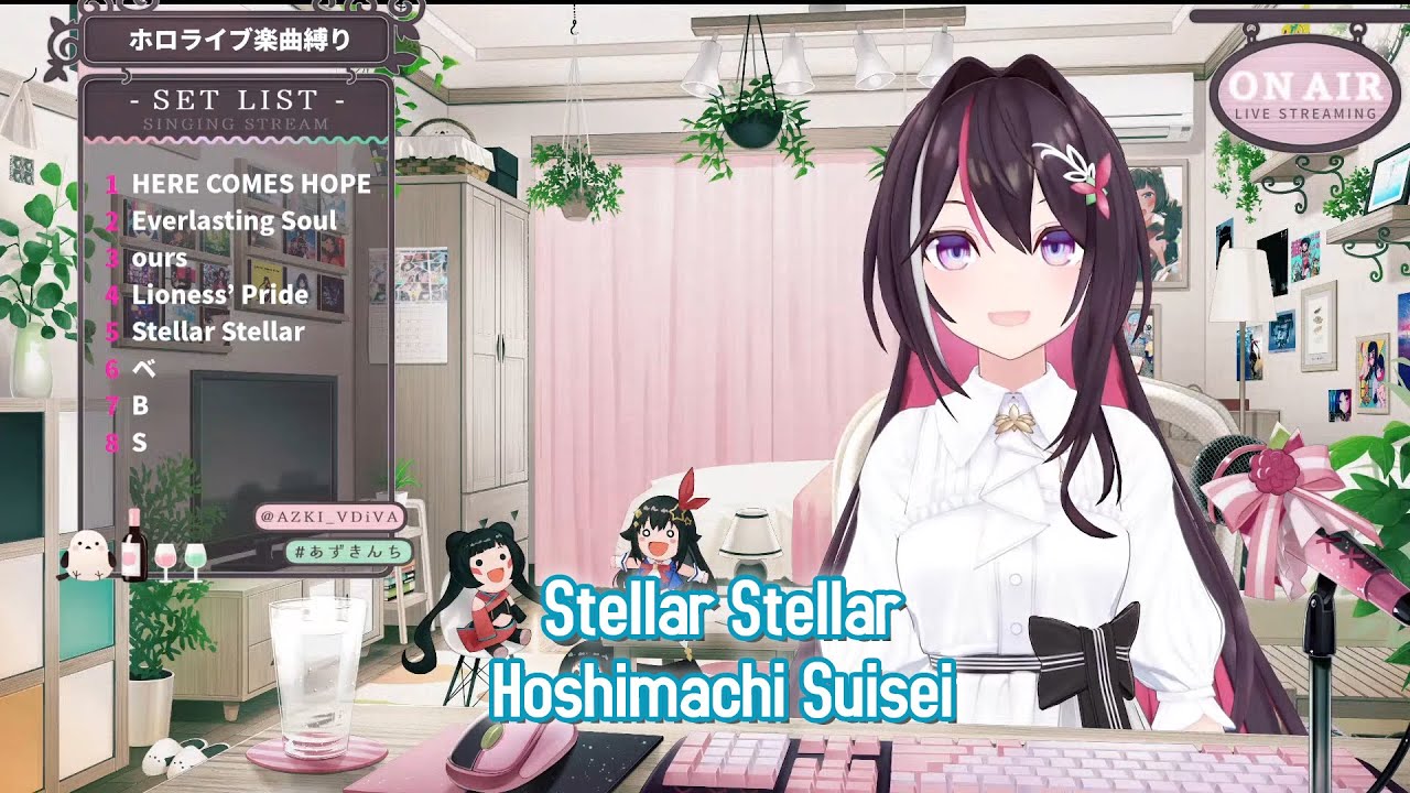 AZKi sings Stellar Stellar - Hoshimachi Suisei - YouTube