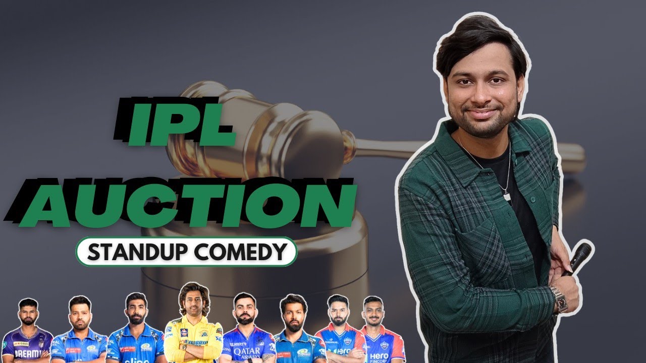 IPL AUCTION Standup Comedy👨‍⚖️ Indian PAISA League IPL 2025 | Vinit ...