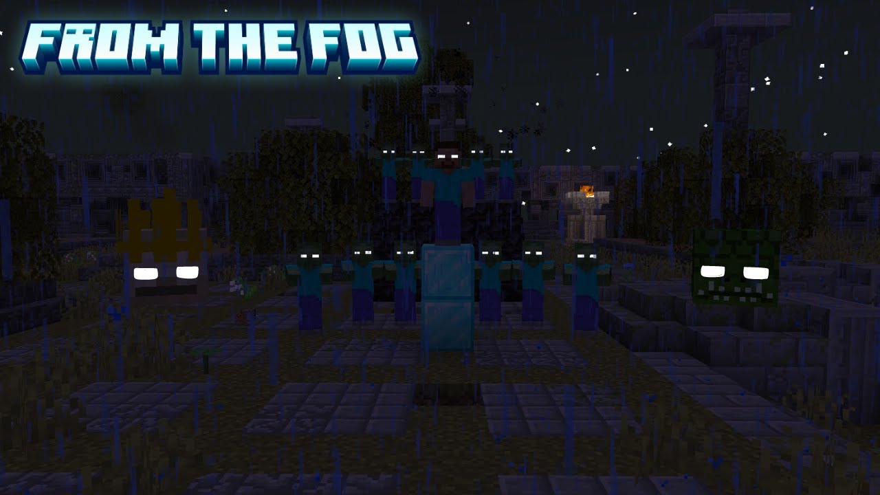 Minecraft From The Fog | Herobrine Controls The Twilight Forest! #7 ...