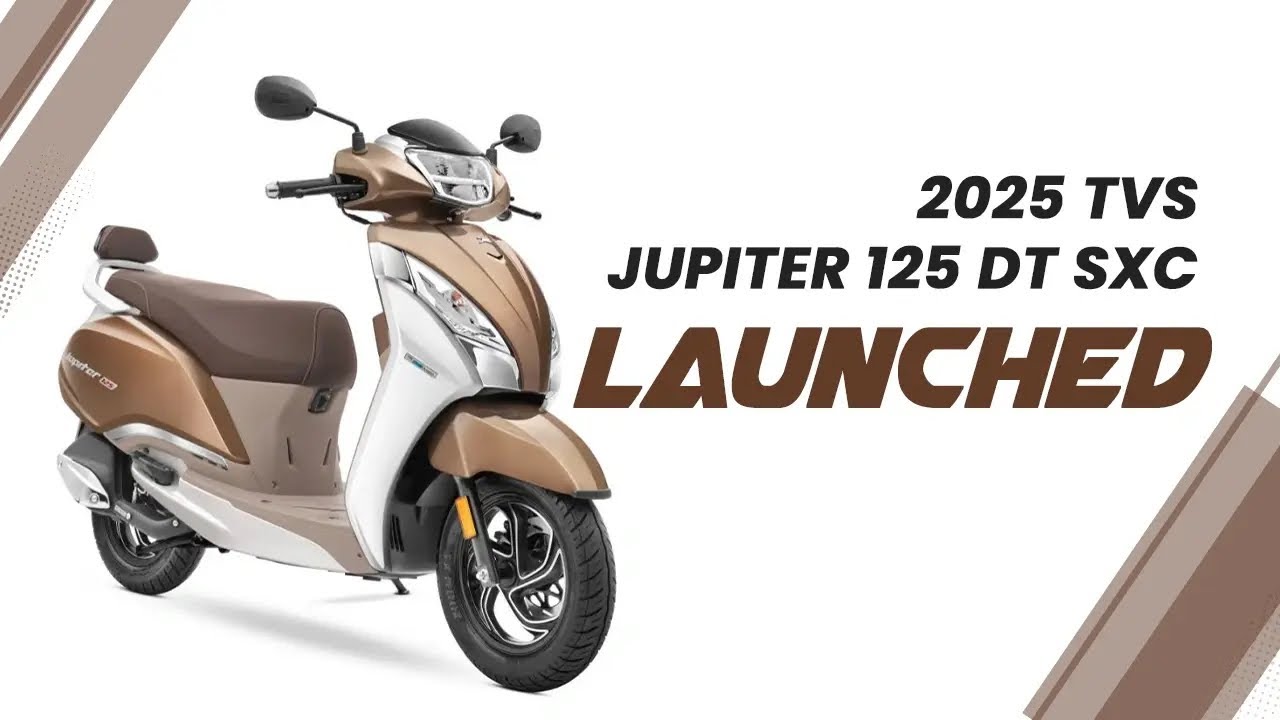 Finally, TVS Jupiter 125 DT SXC New Model 2025 Launched | 3+ Updates ...