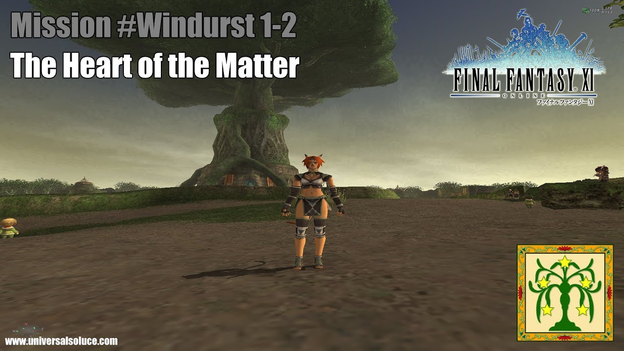 Final Fantasy XI - Mission#Windurst 1-2 : The Heart of the Matter - YouTube