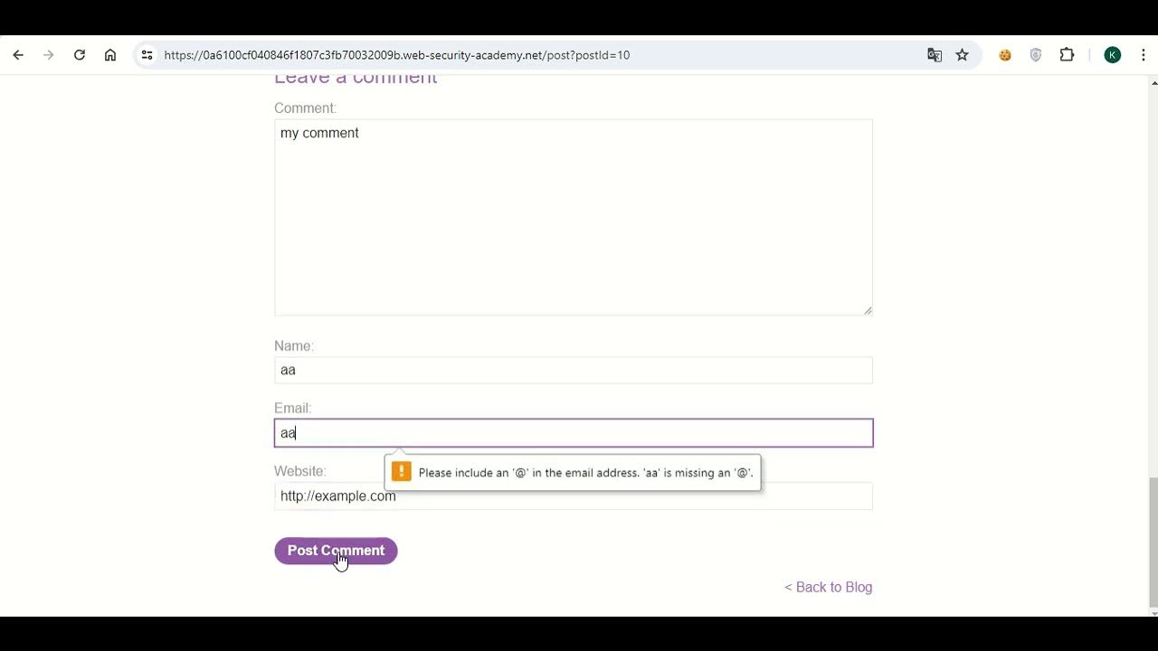 Stored XSS into HTML context with nothing encoded - YouTube
