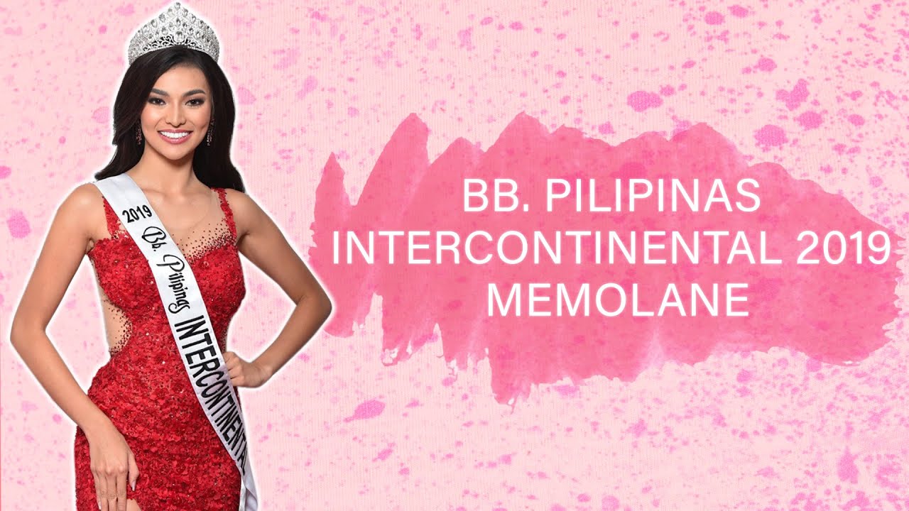 Bb. Pilipinas Intercontinental 2019 Memolane | Emma Tiglao - YouTube