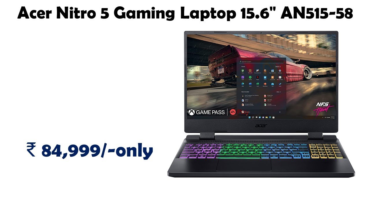 Acer Nitro 5 Gaming Laptop 15.6" AN515-58 reviews - YouTube