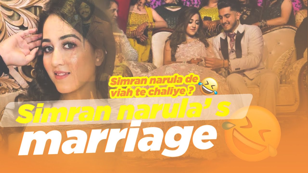 Simran Narula Marriage|| Sam Reet Narula || Punjabi Roast Video || Zord ...