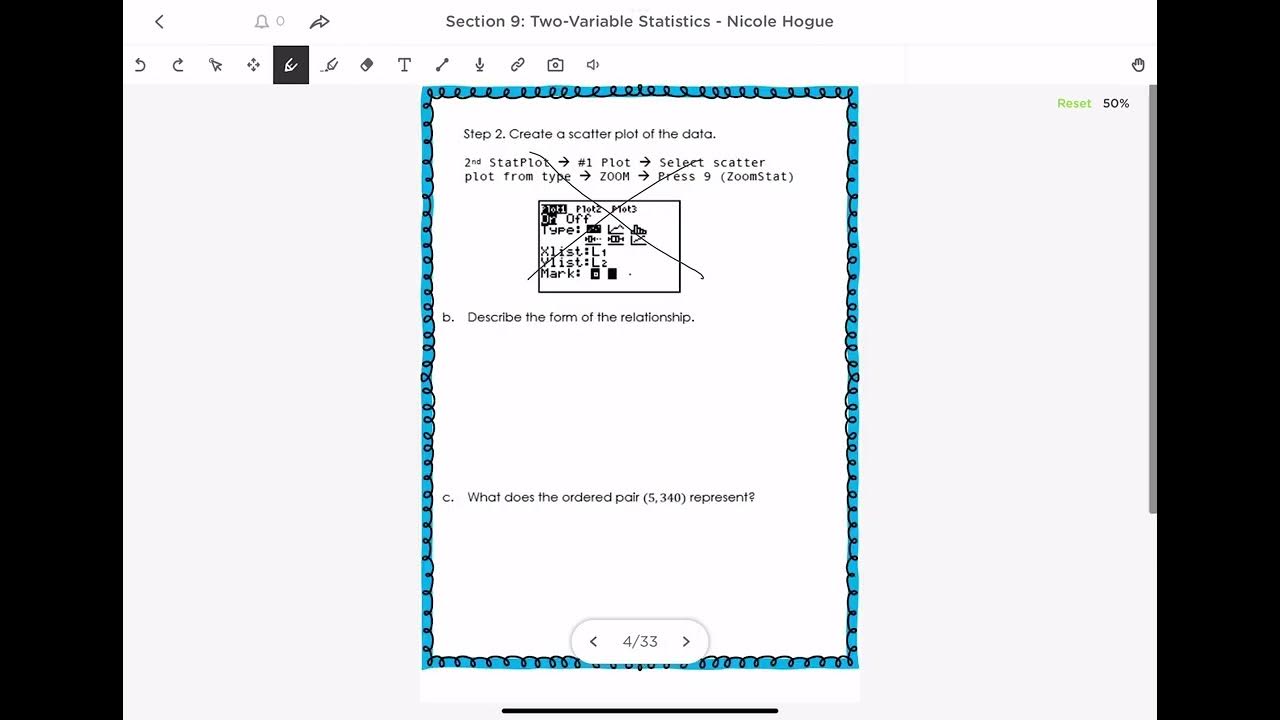 How to Create Scatter Plot on Desmos - YouTube