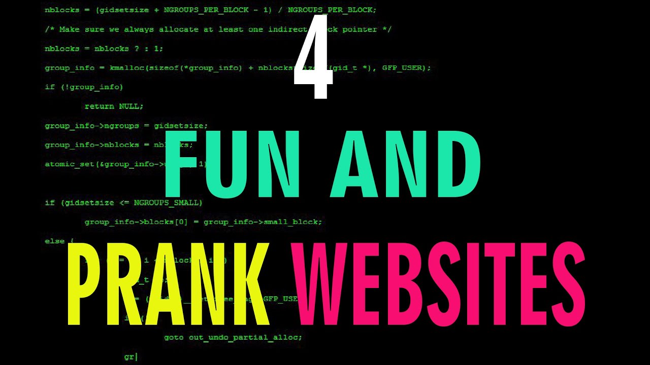 4 Fun And Prank Websites For Everyone | Techknowledge | - YouTube