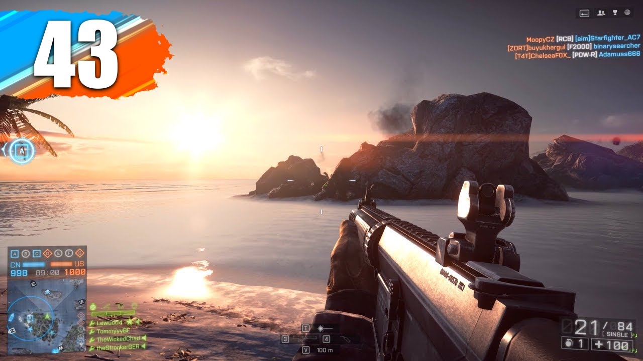 Battlefield 4: Multiplayer Highlights - Road to Max Rank #43 - YouTube