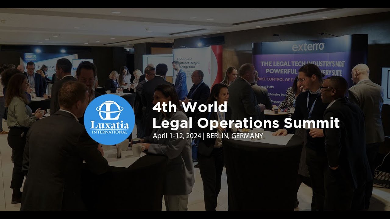 4th World Legal Operations Summit - YouTube
