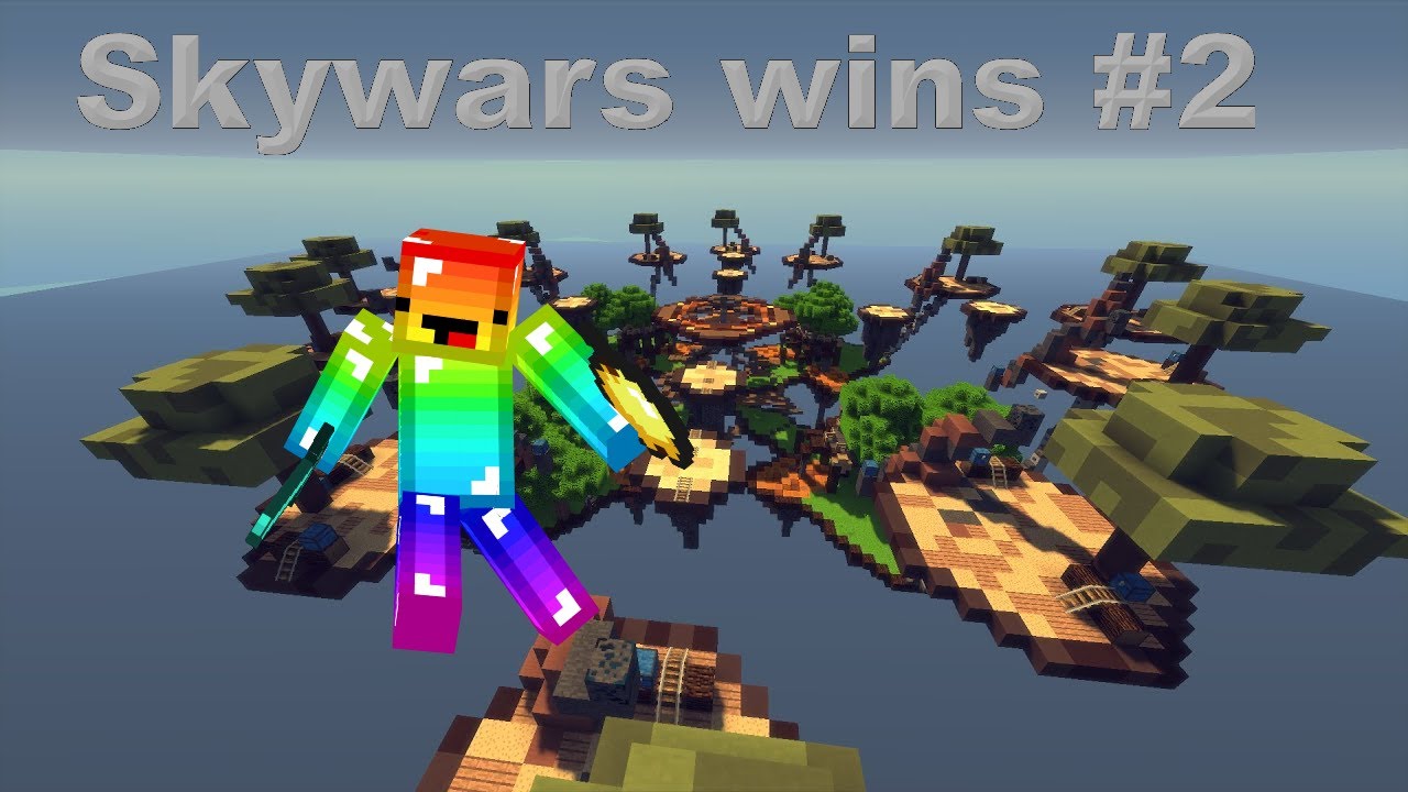 Skywars wins! - Cubecraft Skywars #2 - YouTube
