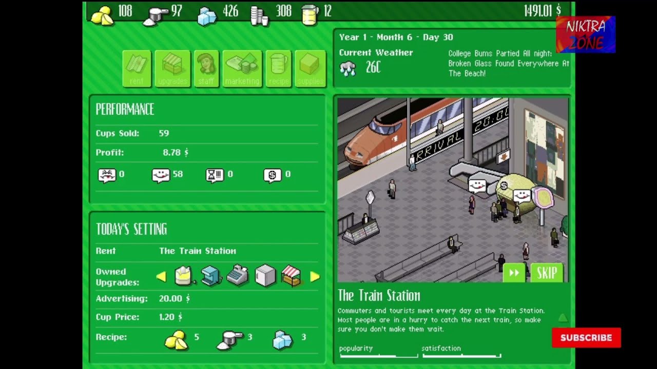 Setelah Setengah Tahun Jualan Lemon, Lemonade Tycoon month 6 day 26-30 ...