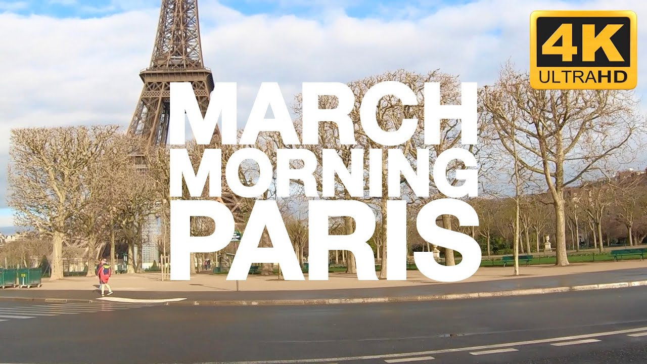 4K - Spring Drive in Paris | Eiffel Tower - YouTube
