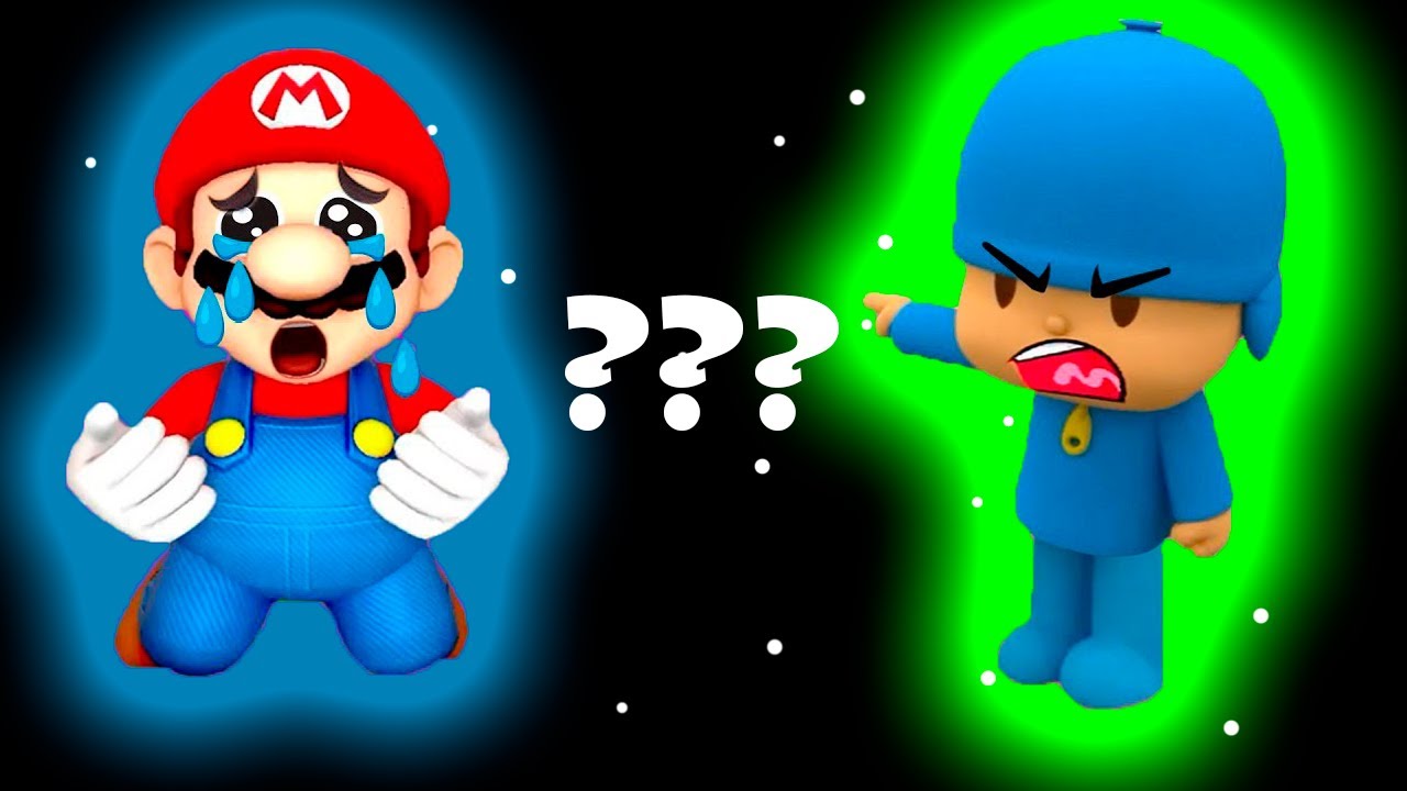 10 Pocoyo & Mario Go Away & Crying Sound Variations in 48 Seconds - YouTube