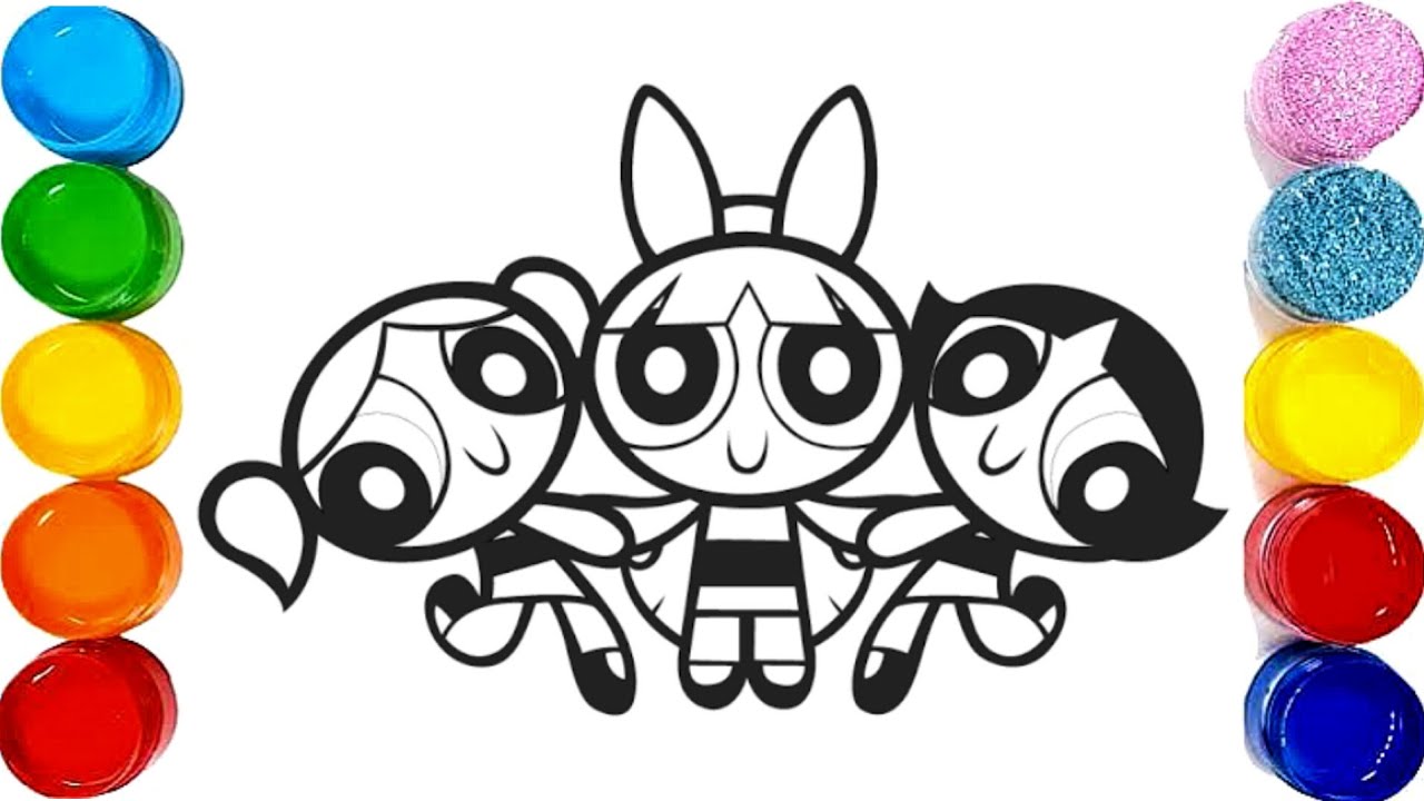 Powerpuff Girl drawing online video tutorial for kids and beginners ...