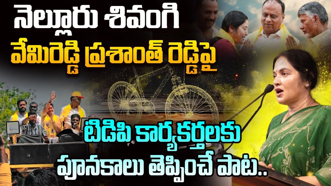 టిడిపి కార్యకర్తలకు పూనకాలు తెప్పించే పాట..| MLA Candidate Vemireddy ...