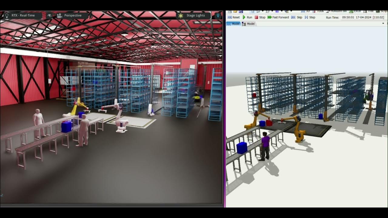 FlexSim Omniverse Connector - YouTube