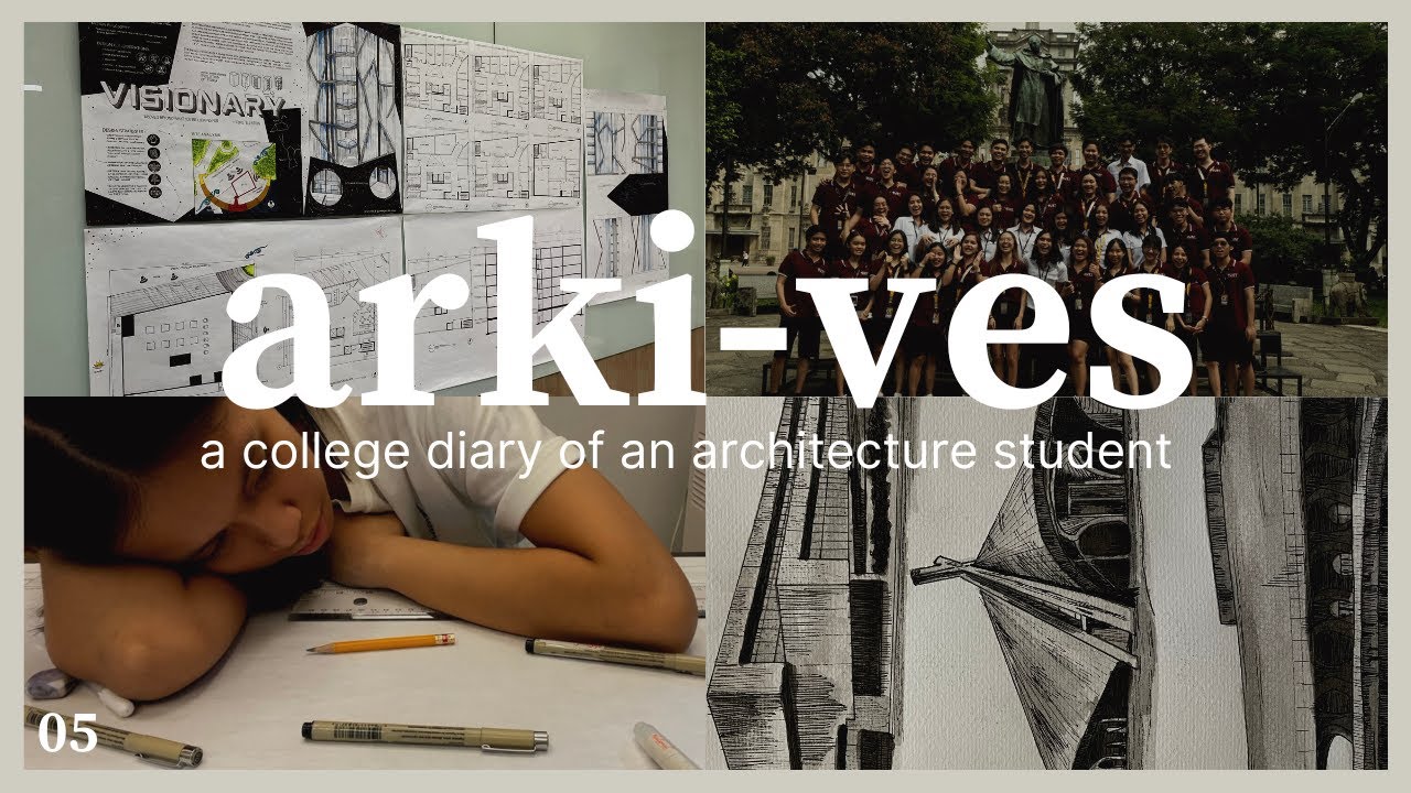 arki-ves 05 | second sem finals week, f2f days, final plates! - YouTube