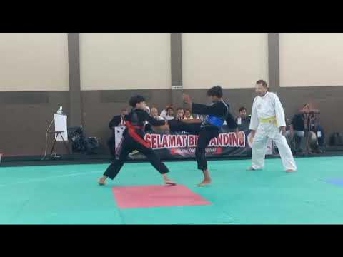 Babak FINAL Ronde 2 : Hafizh Alfiandra Endani (Merah) Vs Muhamad Ilyas Aditama (Biru) SD 1 ...