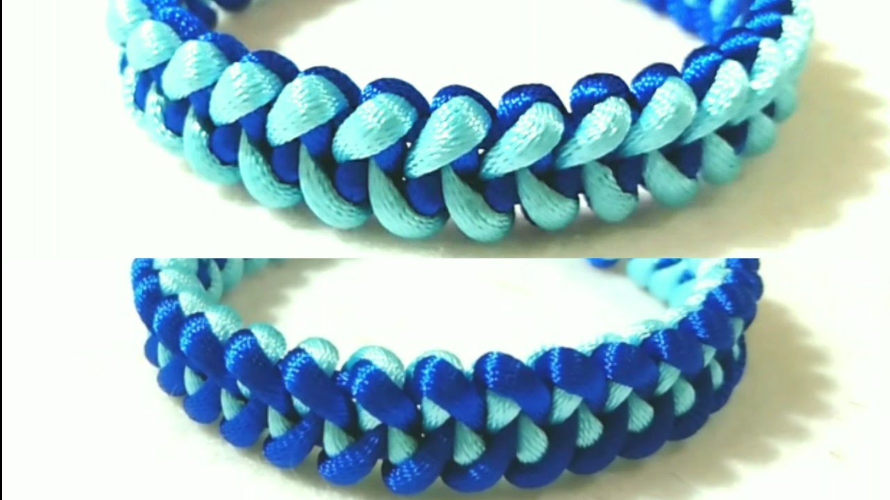 Tutorial gelang tali satin, macrame bracelet,pelangi shop - YouTube