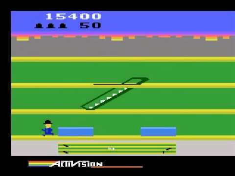 Atari Keystone Kapers (Polícia e Ladrão) 1983 - Gameplay