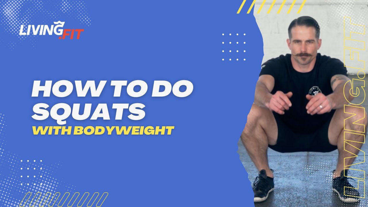 How to Do Bodyweight Squats - YouTube