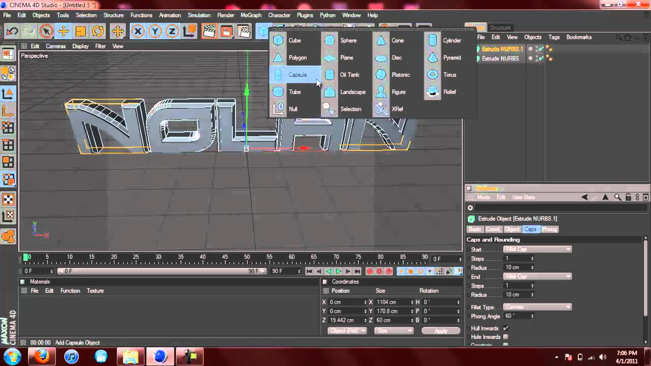 Tutorial - How to make text in C4d - YouTube