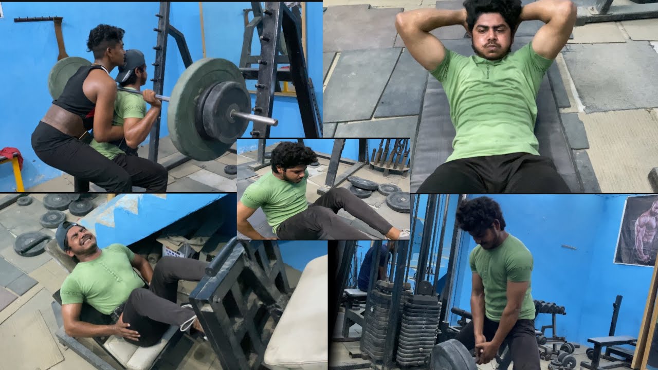 To bhaiyo mene or makhan bhai ne kiya saath me Legs or aaps ka Workout ...