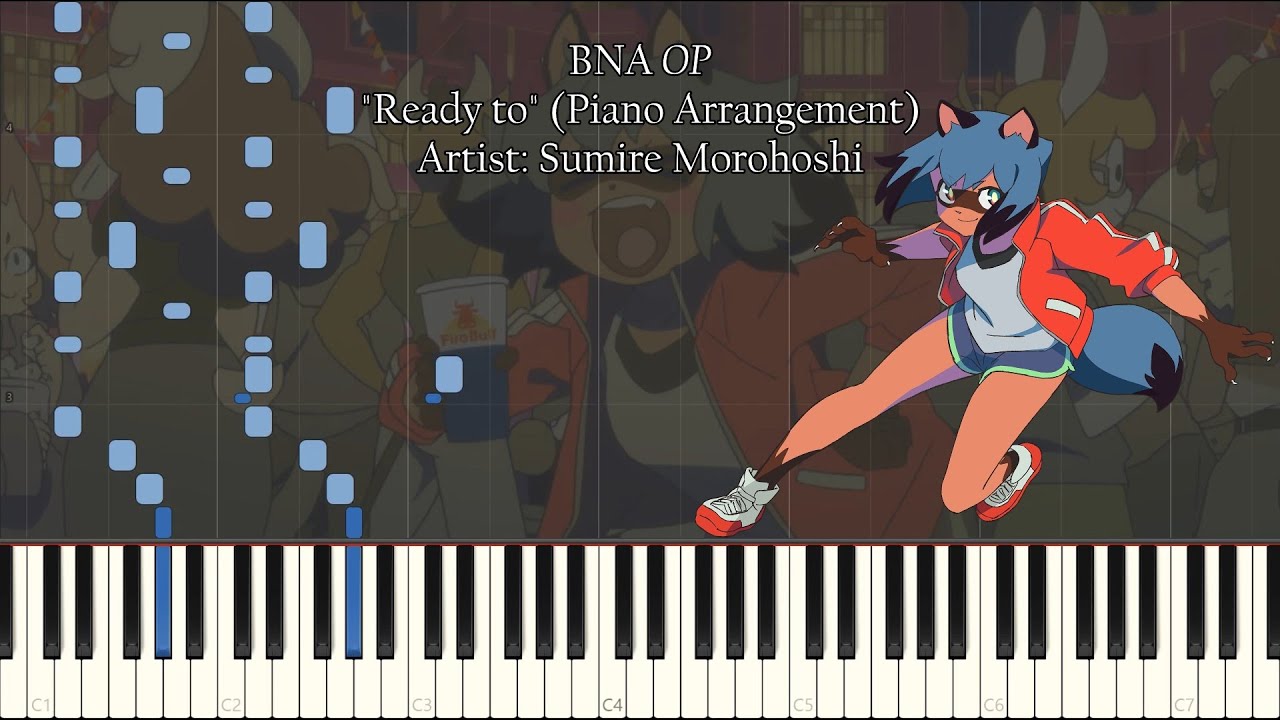 BNA (Brand New Animal) OP - "Ready to" -TV Size- | Piano Arrangement ...