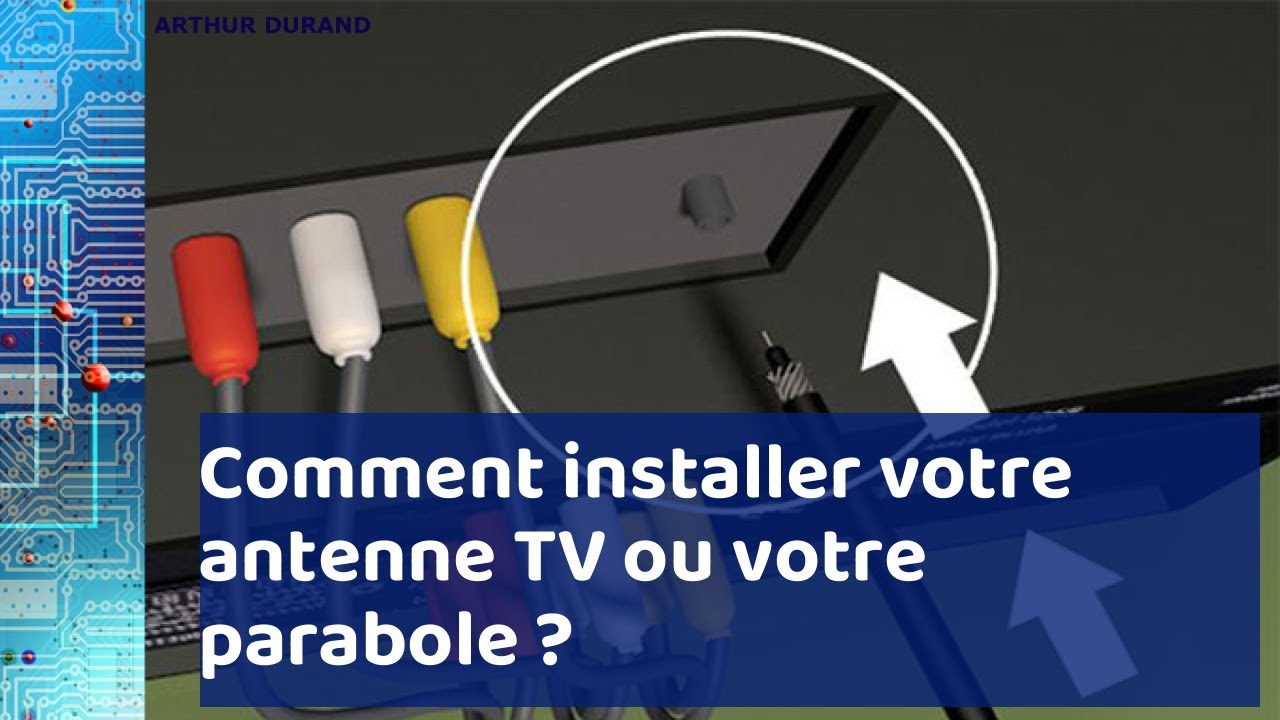 Antenne TV : Comment installer une antenne ou une parabole - YouTube