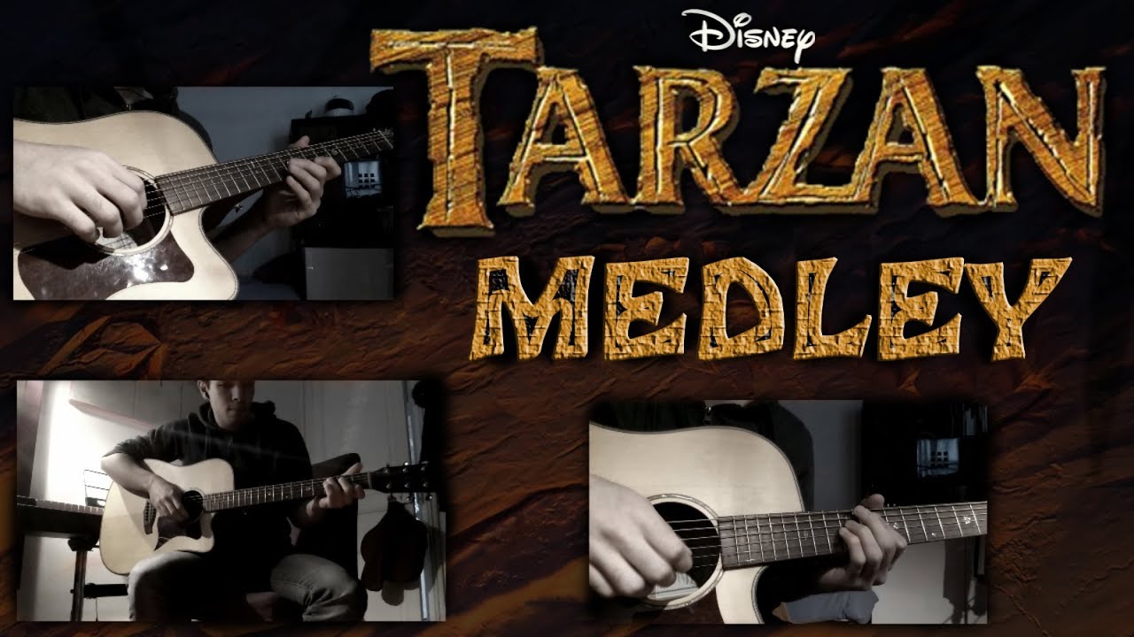 DISNEY'S TARZAN Medley || GUITAR COVER - YouTube