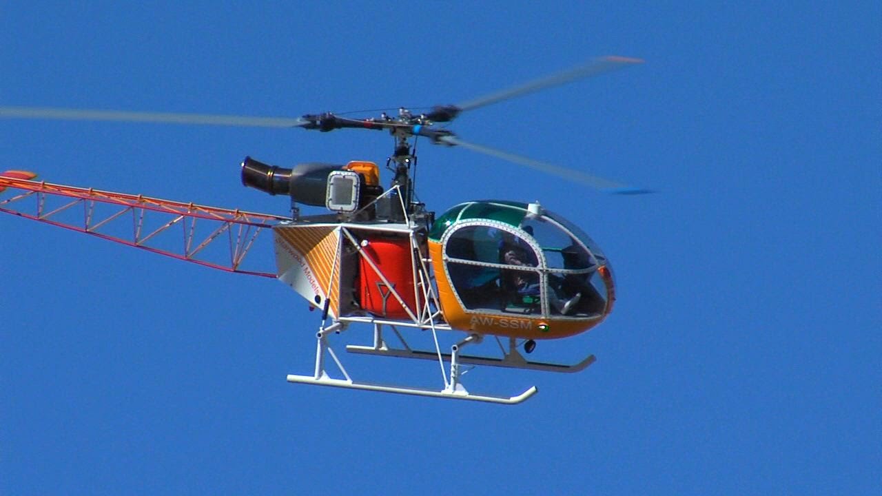 Starwood Models Turbine Lama RC Helicopter AW-SSM - YouTube