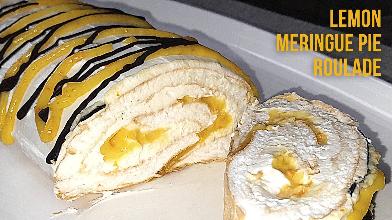 Lemon & Orange Meringue Roulade recipe - YouTube