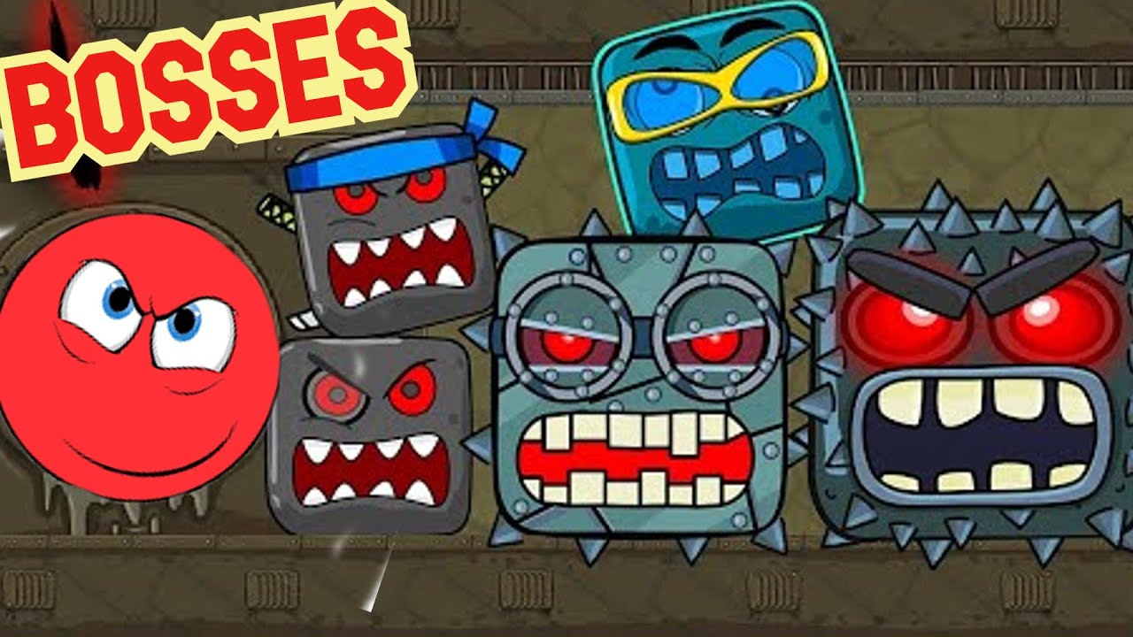 Derrotando a todos los BOSSES en tiempo récord // Red Ball 4 - YouTube