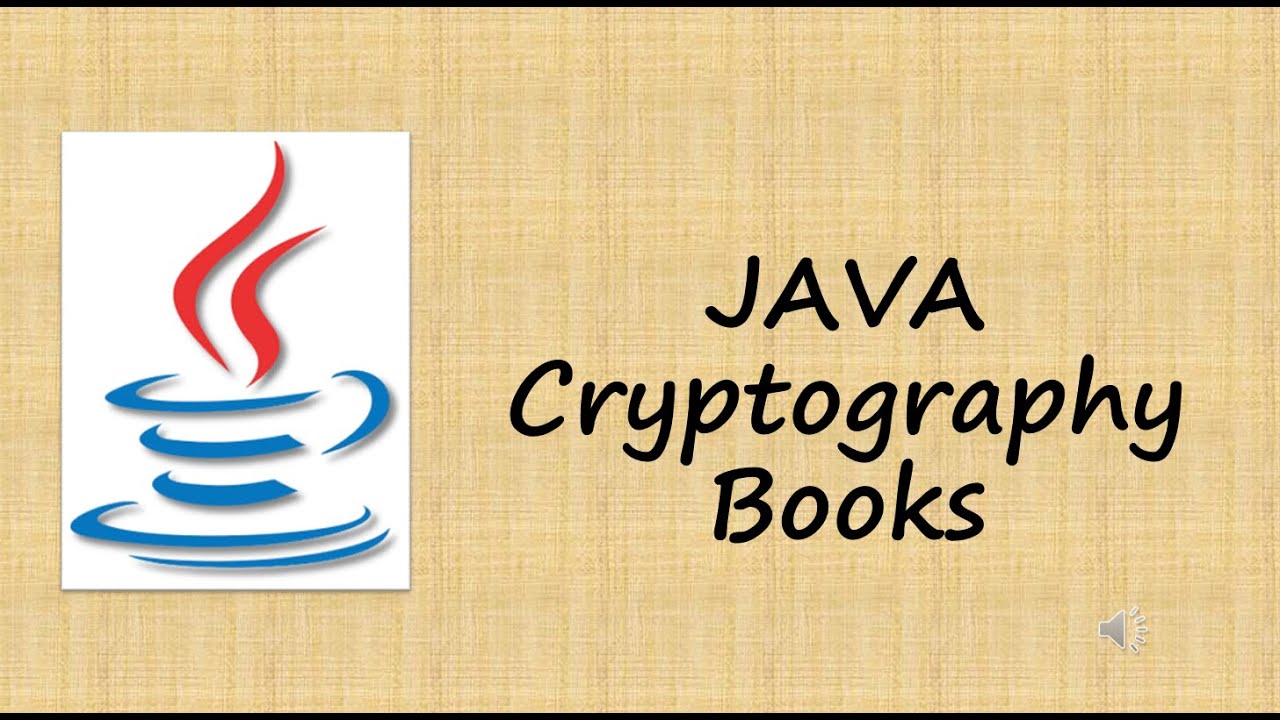 JAVA Cryptography Books أهم كتب التشفير لمبرمج جافا - YouTube
