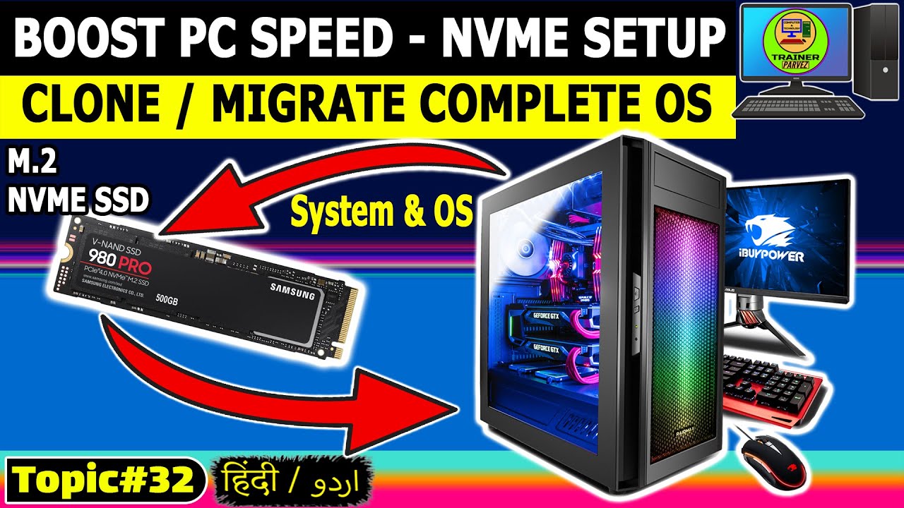 Mastering Speed: NVMe Installation & PC OS Migration | NVME SSD # ...