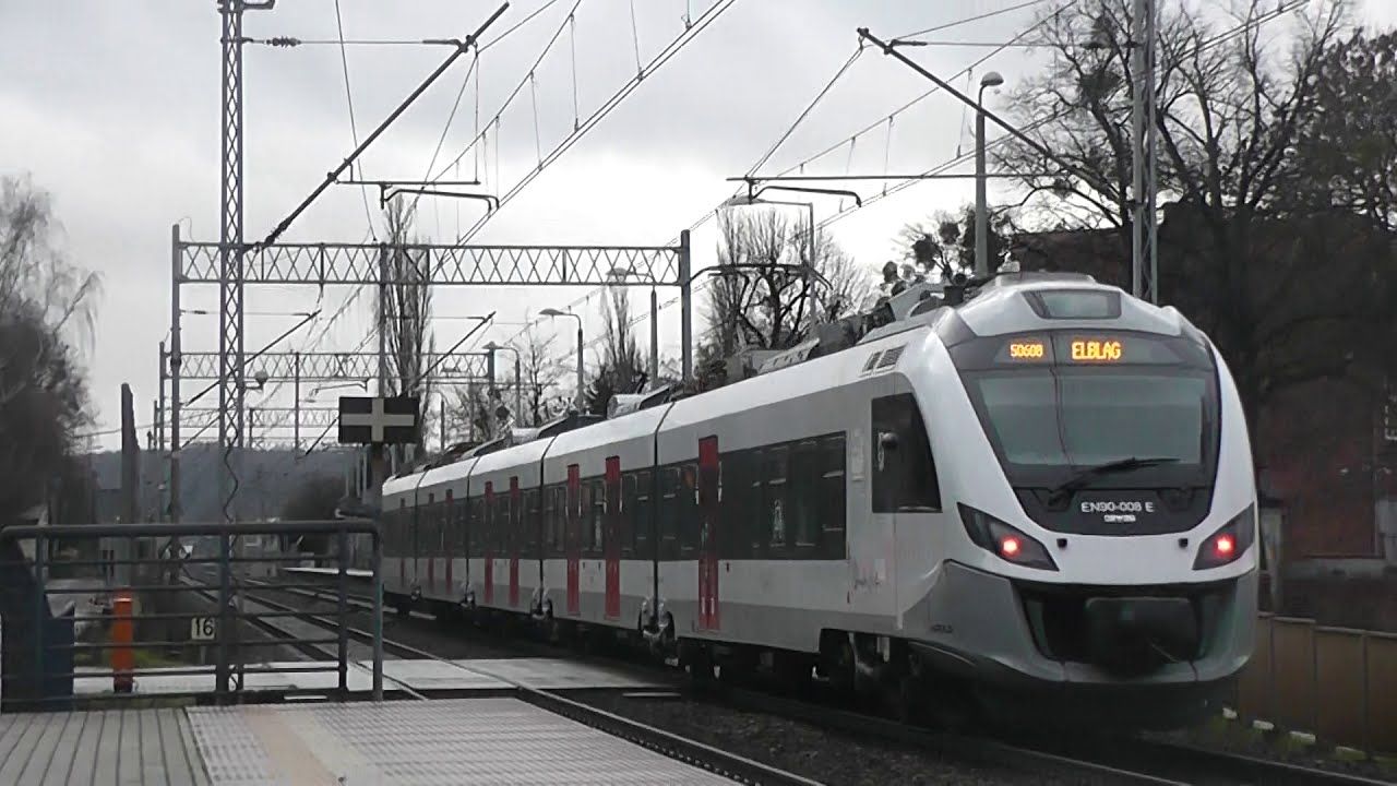 Gdańsk orunia | EN90-008 z REGIO do Elbląga - YouTube